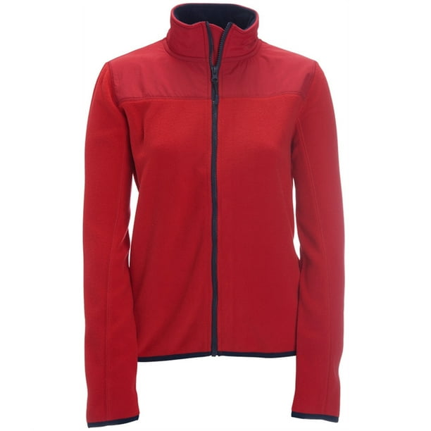 Aeropostale - Aeropostale Womens Solid Full-Zip Fleece Jacket, Red ...