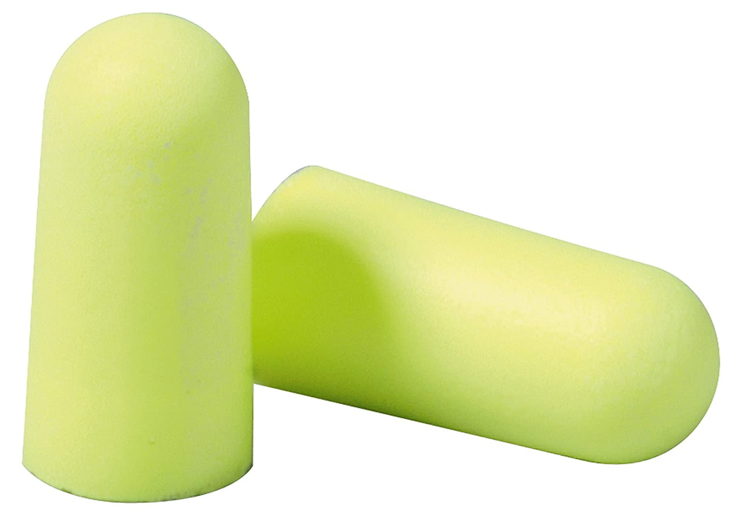 Yellow Medium Polyurethane Foam Disposable Uncorded Cone Ear Plugs - 33 ...