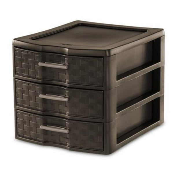 3 Drawer Plastic Storage