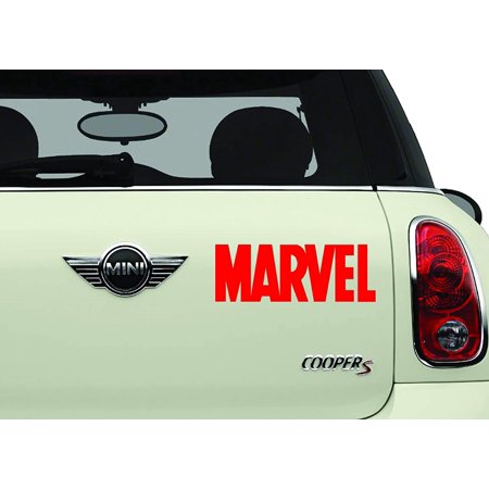 Marvel Comics Red SCI-FI/Comics/Games Automotive Decal/Bumper Sticker ...