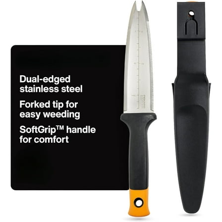 Garden Works Traditional Weeding Finger Stainless Steel Ergonomic Wood ...