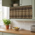 Aztec Tribal Stripe Cabinet Curtains 35" W x 35" L, Ethnic Chevrons ...