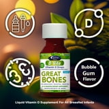 Akron Pediatric D-Vite Drops | 50ml Liquid Vitamin D Supplement for ...