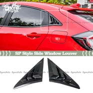 FITS 2020-2024 TESLA MODEL Y GLOSSY BLACK SIDE WINDOW LOUVER VENT COVER ...