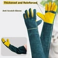 Animal Handling Gloves - 60CM Durable Bite & Scratch Resistant Gloves ...