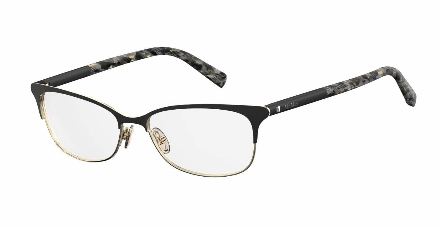 Max Mara MM Mm1306 Eyeglasses 01EI Black Gray Text Walmart Max Mara MM Mm1306 Eyeglasses 01EI Black Gray Text Walmart