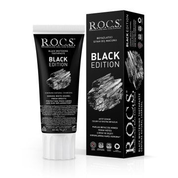 ROCS Black Edition Whitening black toothpaste 60 ml - Walmart.ca