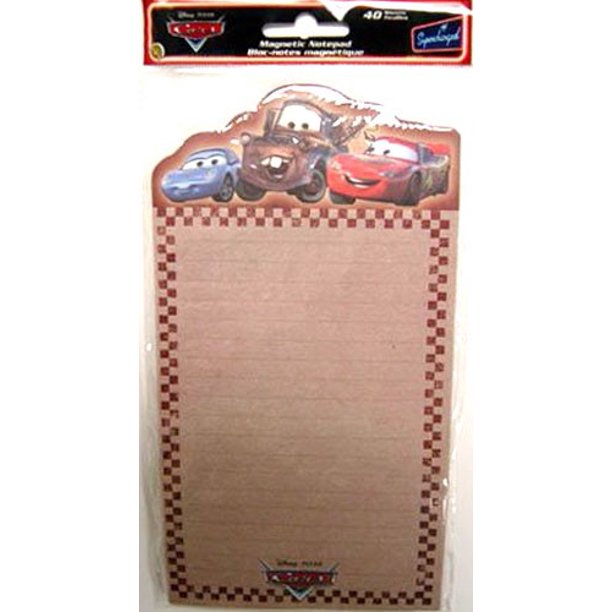 Disney Cars Magnetic Notepad - Walmart.com