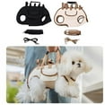 Foldable Dog Travel Bag Featuring Adjustable Straps Ventilated Design ...