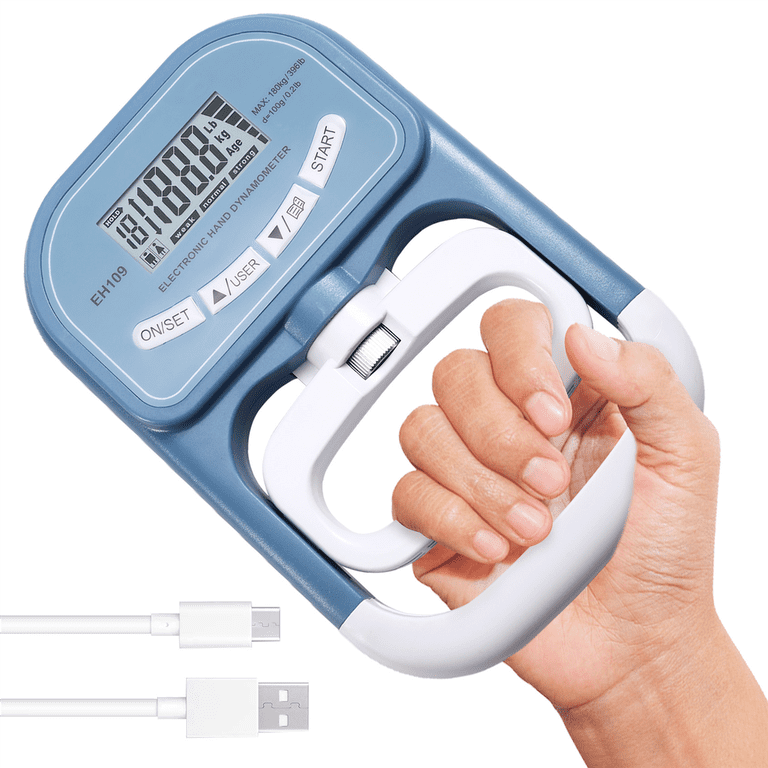 Digital Hand Grip Strength Tester GD DYNO-200 - Max 440lbs Measurement ...