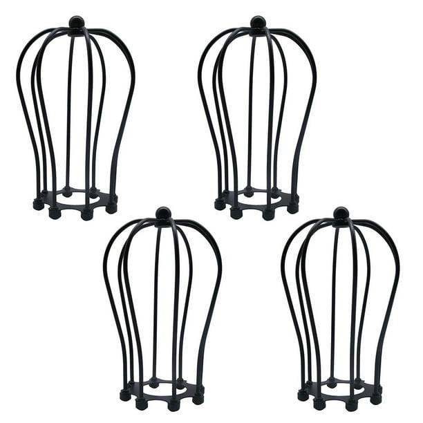 DYstyle Vintage Bulb Guard Lamp Cage Black Hanging Pendant Light ...