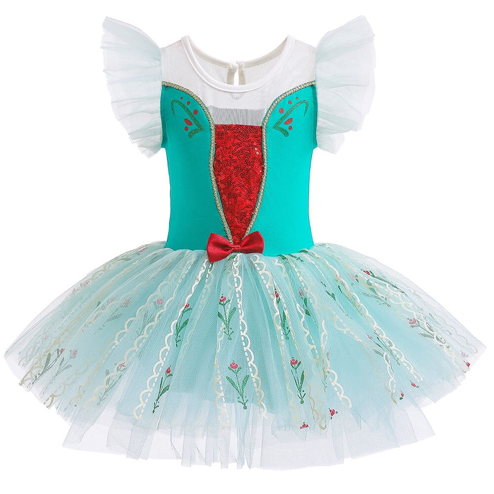 Girls Ballet Leotards Tutu Princess Dress Ballerina Outfits Party Tulle ...