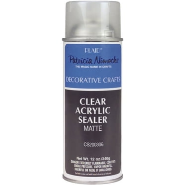 Plaid Patricia Nimock' s Clear Acrylic Spray Sealer, Gloss, 12 oz ...