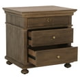SAFAVIEH Couture Allisyn Glam Nightstand with 3 Drawers, Brown ...