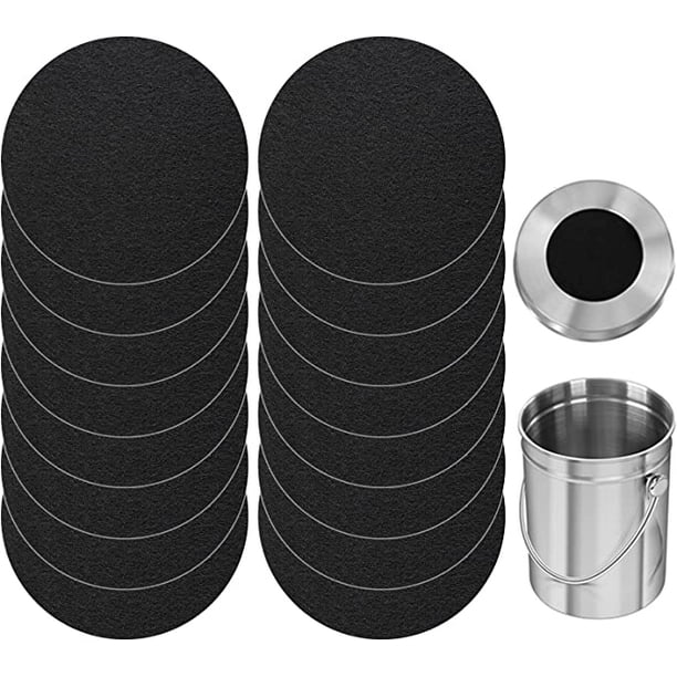 16 Pieces Compost Bin Bucket Filter Spare Parts Round Portable Single ...