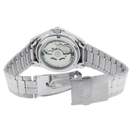 Seiko - Seiko Men's 5 Automatic SNKK87 Day Date Dial Silver Stainless ...