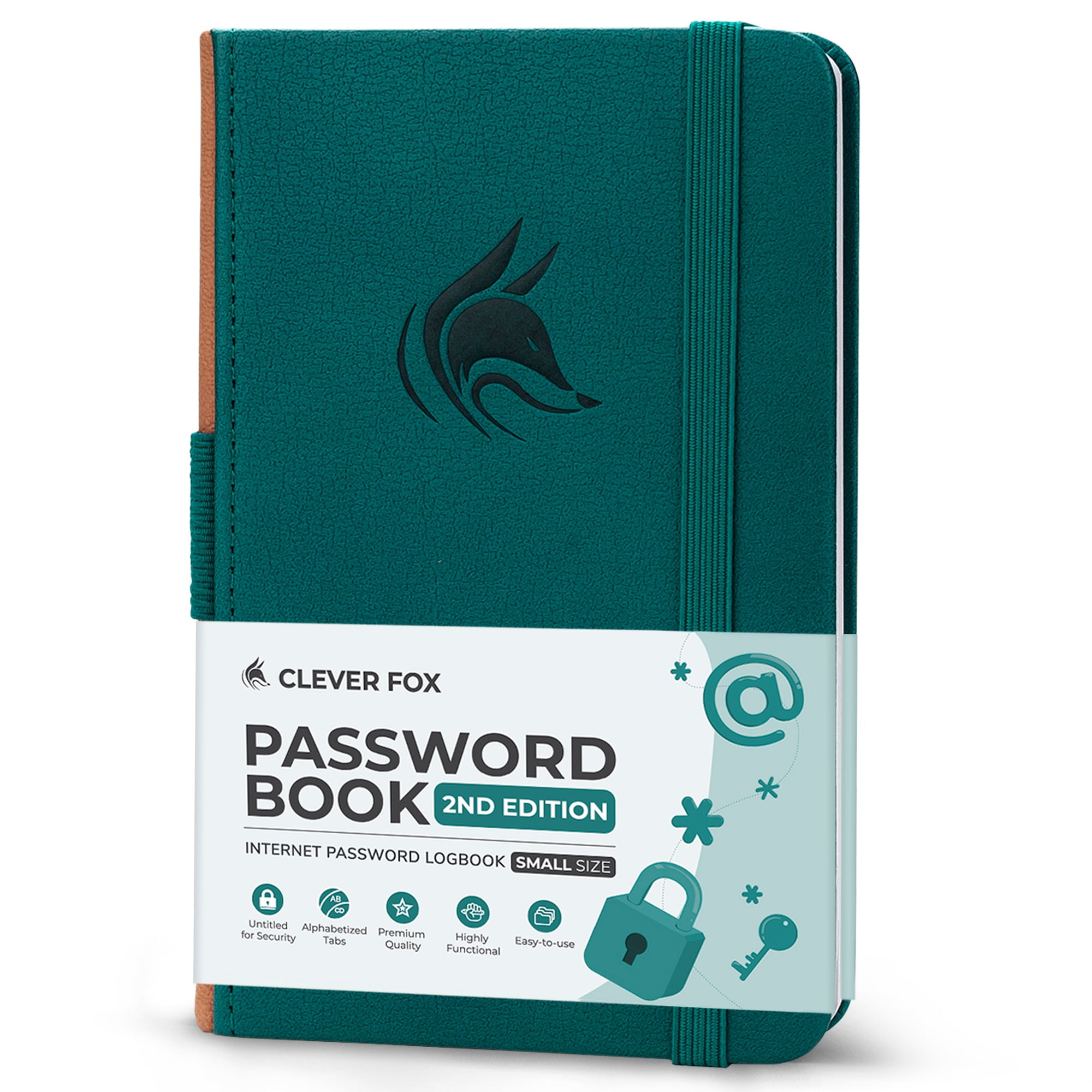 Clever Fox Password Book 2nd Edition Small - Walmart.com