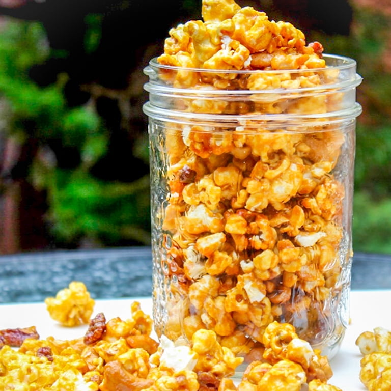 Caramel Popcorn Puffs