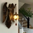 Angel Shaped Home Decor Wall Lamp, Exquisite Figure Design Wall Hanging ...