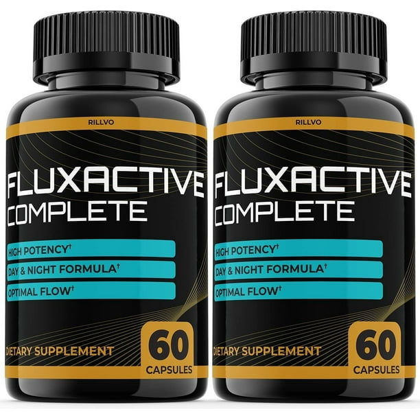 2 Pack FluxActive Complete Flux Active Supplement 120 Capsules - Walmart.com