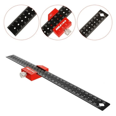 ToolUSA 24" (600mm) Precision Dual-Scale SAE/Metric Stainless Steel ...