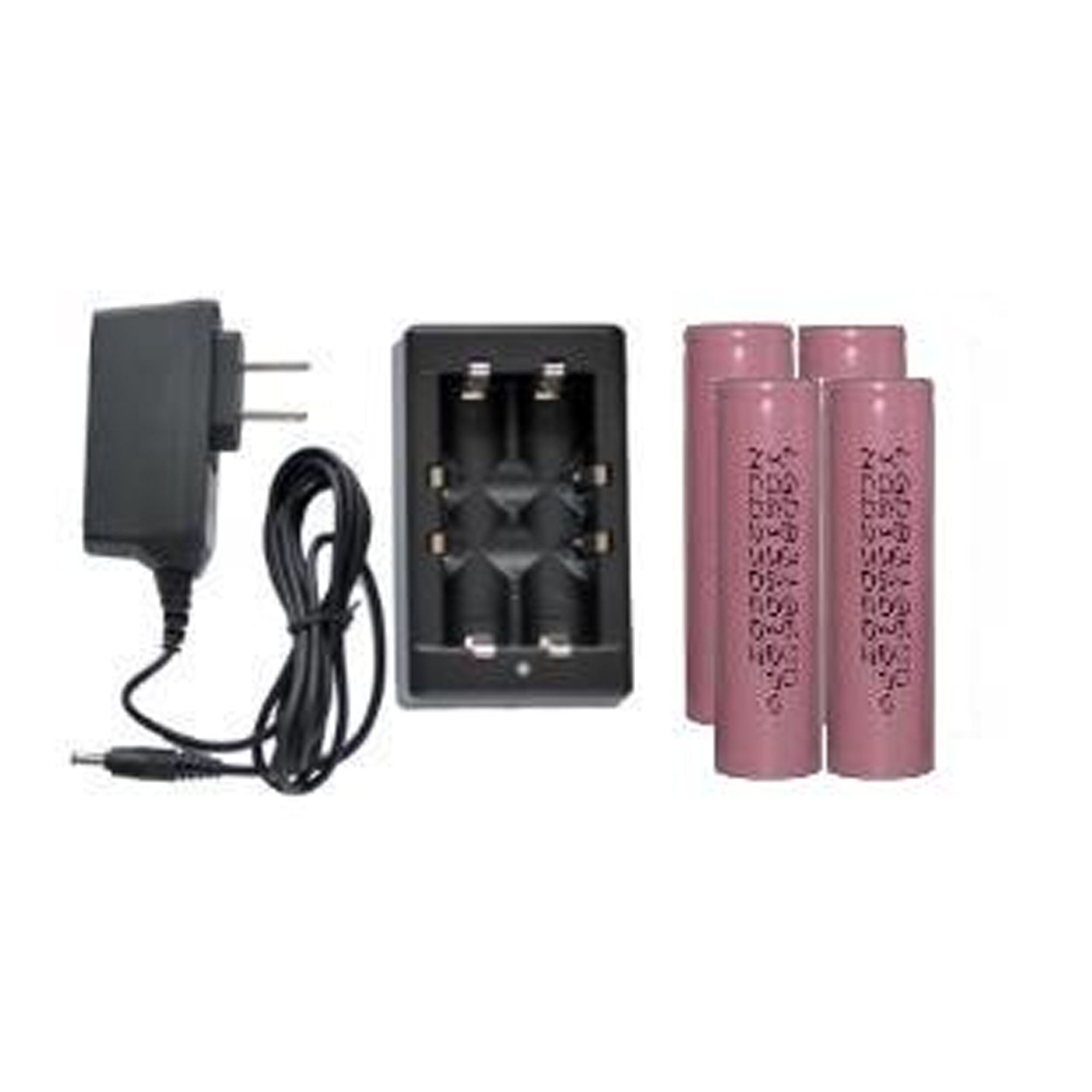 Universal Lithium Ion Charger + 4 x LG 18650 3.7 Volt Lithium Ion ...