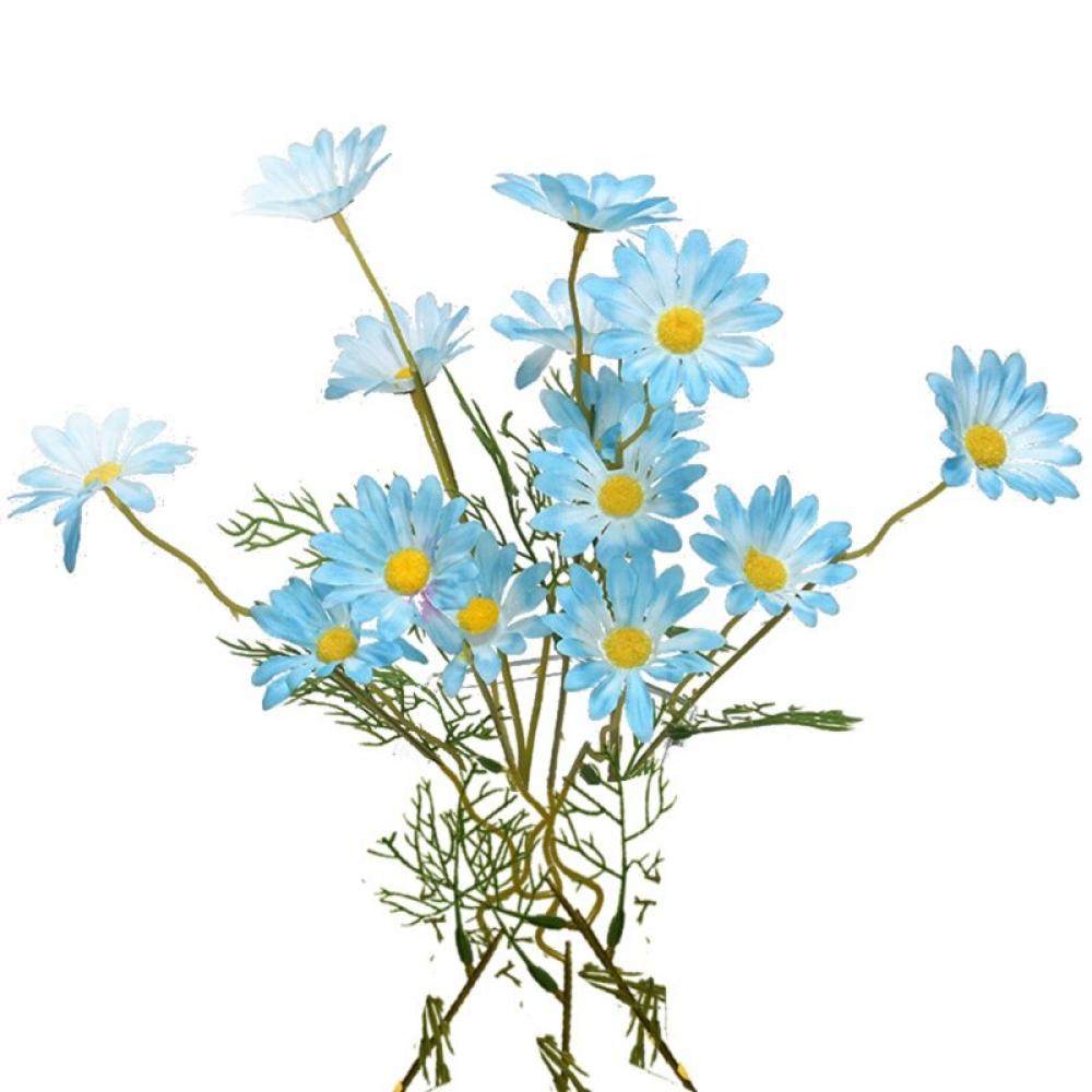 Silk Blue Daisy Clip Art