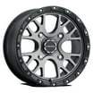 15x8 Vision 393 Lockout Matte Black Mach Lip UTV Wheel 4x110 (-10.2mm ...