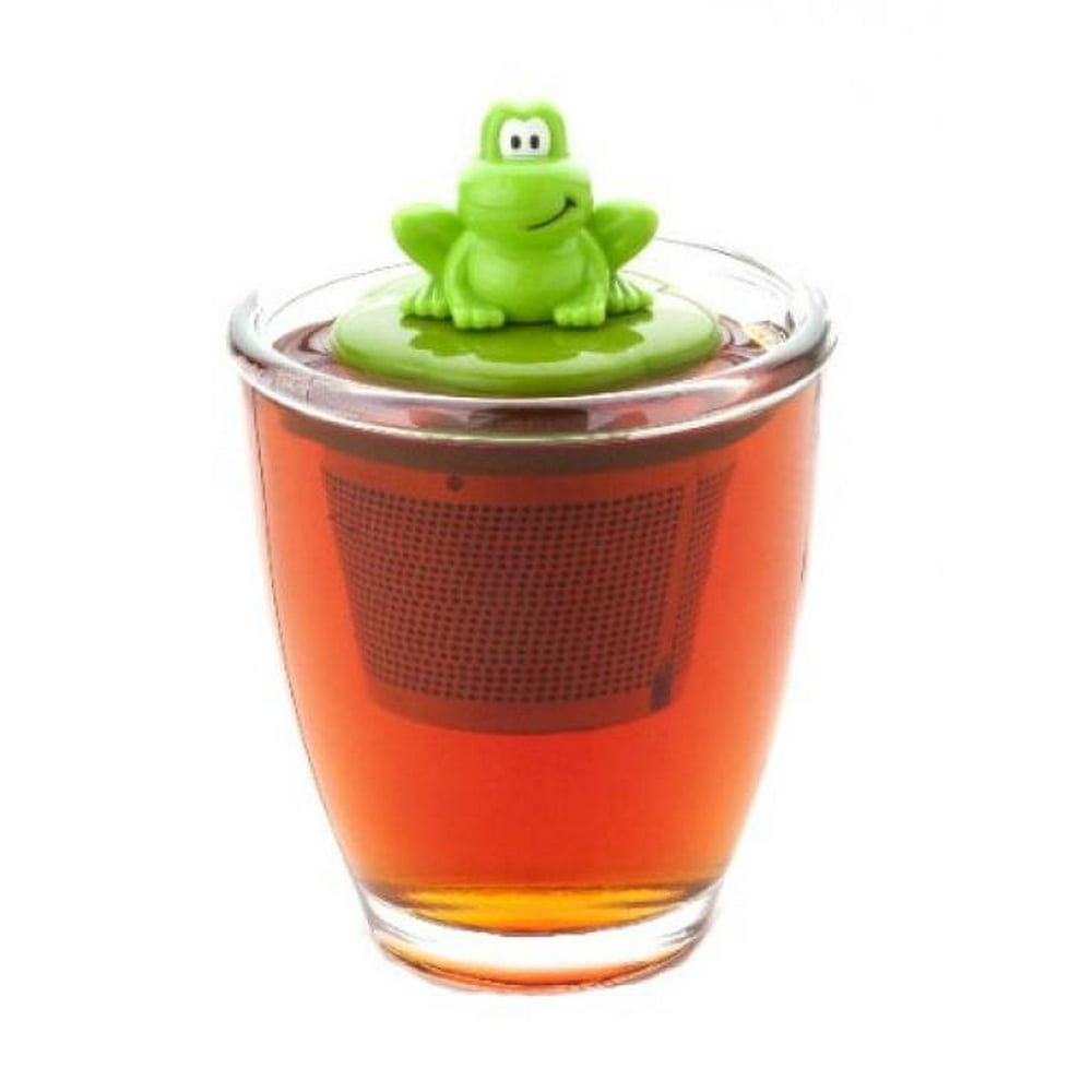 Ribbit Frog Floating Stainless Steel Loose Leaf Tea Cup Infuser ...