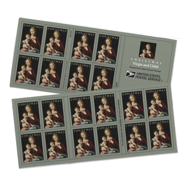 Virgin and Child USPS Forever Postage Stamp 1 Book of 20 US First Class ...