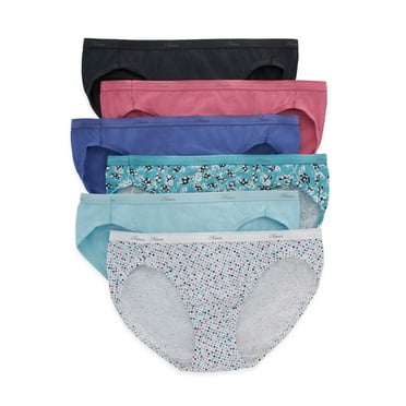 Hanes Women's Nylon Hi-Cut Underwear, 6-Pack - Walmart.com