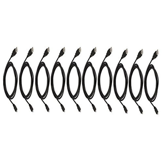 eDragon 10 Pack USB 2.0 A Male to Micro 5pin Male 28/28AWG Cable 3 Feet ...