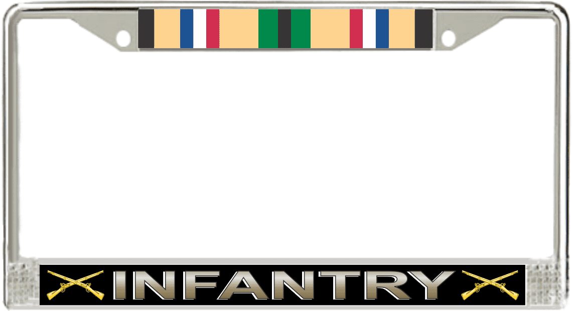 U.S. Army Infantry Gulf War Veteran License Plate Frame - Walmart.com