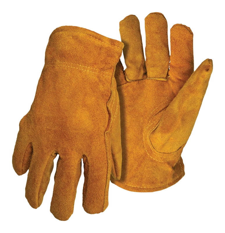 Boss Men's Indoor/Outdoor Driver Work Gloves Tan L 1 pair - Walmart.com