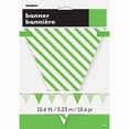 12ft Lime Green Polka Dot and Striped Pennant Banner - Walmart.com
