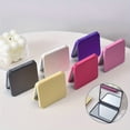 1pc Double-Sided Square Makeup Mirror - Portable Compact Pocket Mirror ...