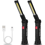LUXPRO Bright 500 Lumen Rechargeable Magnetic Power Bank Palm Light ...