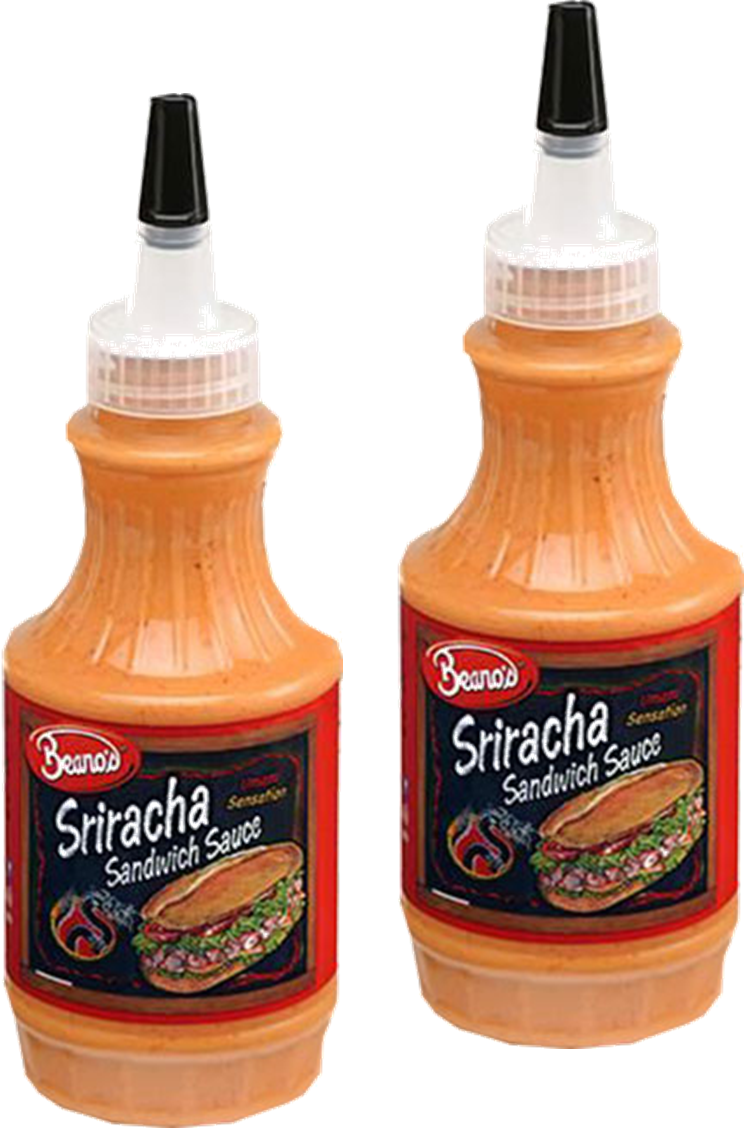 Beano's Sriracha Sandwich Sauce, 2-Pack 8 fl. oz. Bottles - Walmart.com