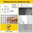 Morgete Poultry Coop Chicken Wire Mesh Netting, Bird and Animal Barrier ...