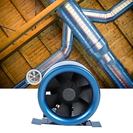 Circulating Fan Airflow Blower, 10in EC Motor Duct Fan, Ventilation Fan ...