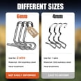 21-Piece Fence Wire Tightener Kit, 20 Metal Clips and 1 Handle, 6mm ...