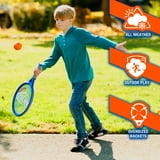 Nerf Foam Tennis Set for Kids - 2 Player Kids Tennis Set - Jumbo ...