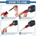 10 Pcs Magnetic Screw Holder Rings, 1/4 Inch/ 6.35 mm Screwdriver ...
