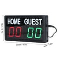 Portable Electronic Scoreboard with LED Display and Remote Control for ...