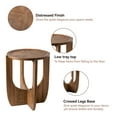 COZAYH Rustic Farmhouse End Table, French Country Accent Side Table for ...