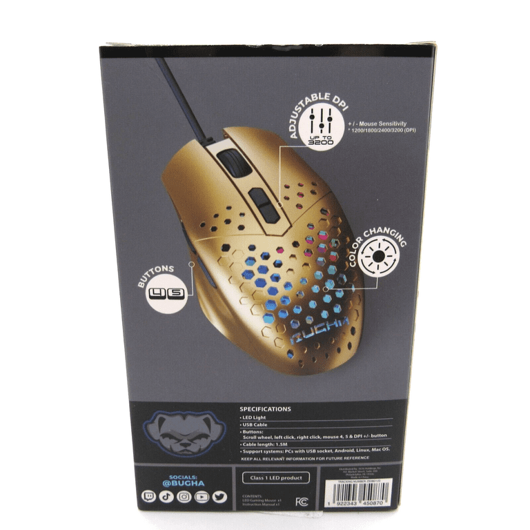 Gold Gaming Mouse