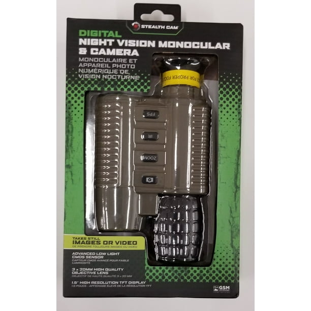 Stealth Cam Walker Night Vision Monocular w/ Recording - Walmart.com
