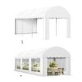 Alpha Joy 10' x 20' Arc-shaped Party Tent Heavy Duty Outdoor Event ...