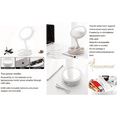 Fofosbeauty Lighted Makeup Mirror 1x 10x Magnification 21 Led Travel
