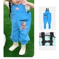 CAIVO Kids Rain Bib Pants Proof Suspender Trousers Rain Suit Waterproof ...